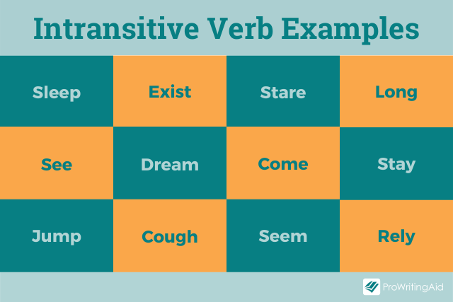 Intransitive Verb Definition Meaning And Examples The Grammar Guide