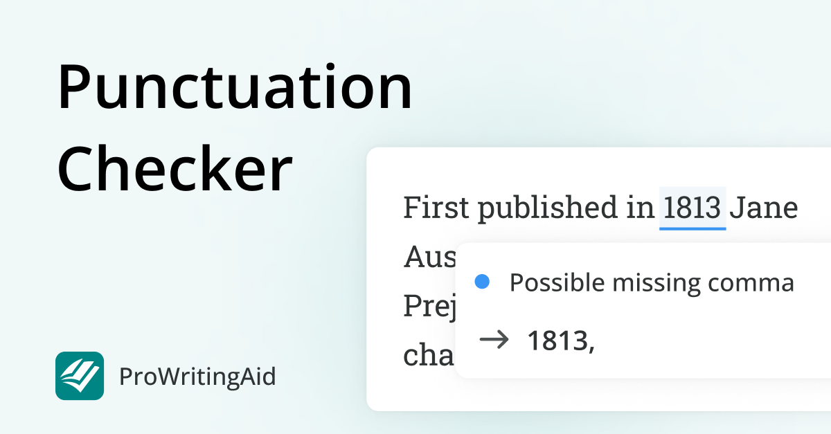 Free Punctuation Checker