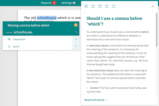 When to Use "Which" and "That"