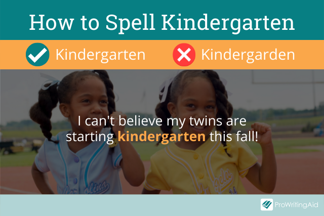 Kindergarden Vs Kindergarten Which Is Correct In English 