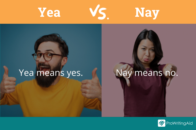 Yea, Yay, Or Nay: What's The Difference?, 59% OFF Yea, Yay, Or Nay: What's The Difference?, 59% OFF